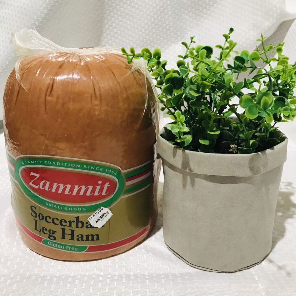 BUTCHER- HAM- HALF SOCCER BALL LEG HAM !!PER KG!! – ZAMMIT – Food and ...